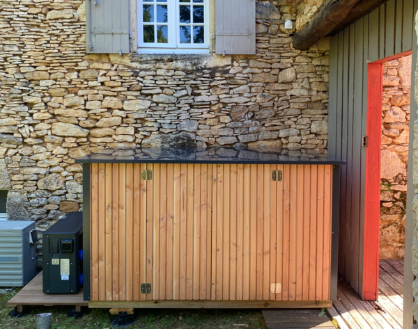 Local technique piscine bois - Abri local technique | Ozeobois